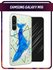 Чехол на Samsung Galaxy M16 / Самсунг Галакси М16 с принтом "Кит графика", прозр...