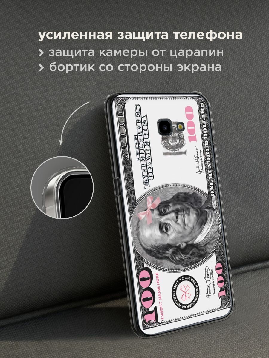 Чехол на Samsung Galaxy J4 Plus 2018 / Самсунг J4 Plus 2018 с принтом "Милый доллар" — фото 1