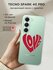 Чехол на Tecno Spark 40 Pro / Текно Спарк 40 Про с принтом "Love heart 2 - 14 фе...