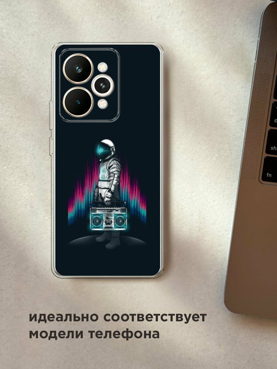 Чехол на Realme 15 Pro / Реалми 15 Про с принтом "Космическая вечеринка" — фото 1