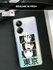 Чехол на Realme 10 Pro+ / Реалми 10 Про+ с принтом "Tokyo girls", прозрачный