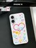 Чехол на Apple iPhone 16 / Айфон 16 с принтом "Happy lovely", прозрачный