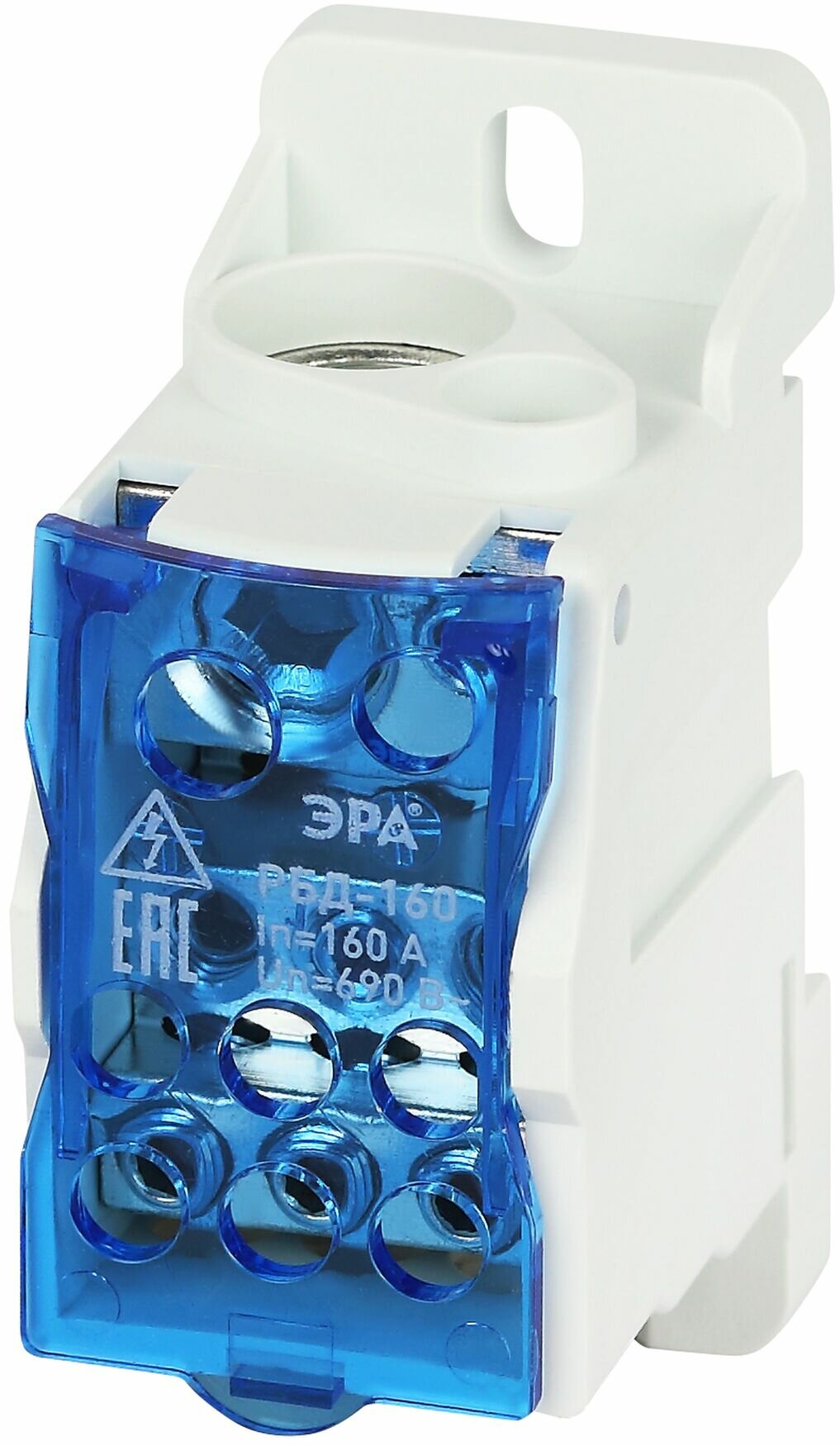 Распределительный блок Эра РБД-160А, на DIN-рейку, защита IP20