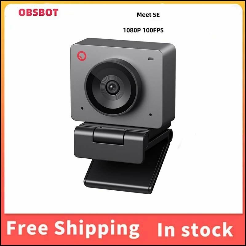 OBSBOT Meet SE 1080P 100FPS Веб-камера AI Frameing Streaming Camera с 1/2.8" датчиком для настольных компьютеров ноутбуков, игр, встреч
