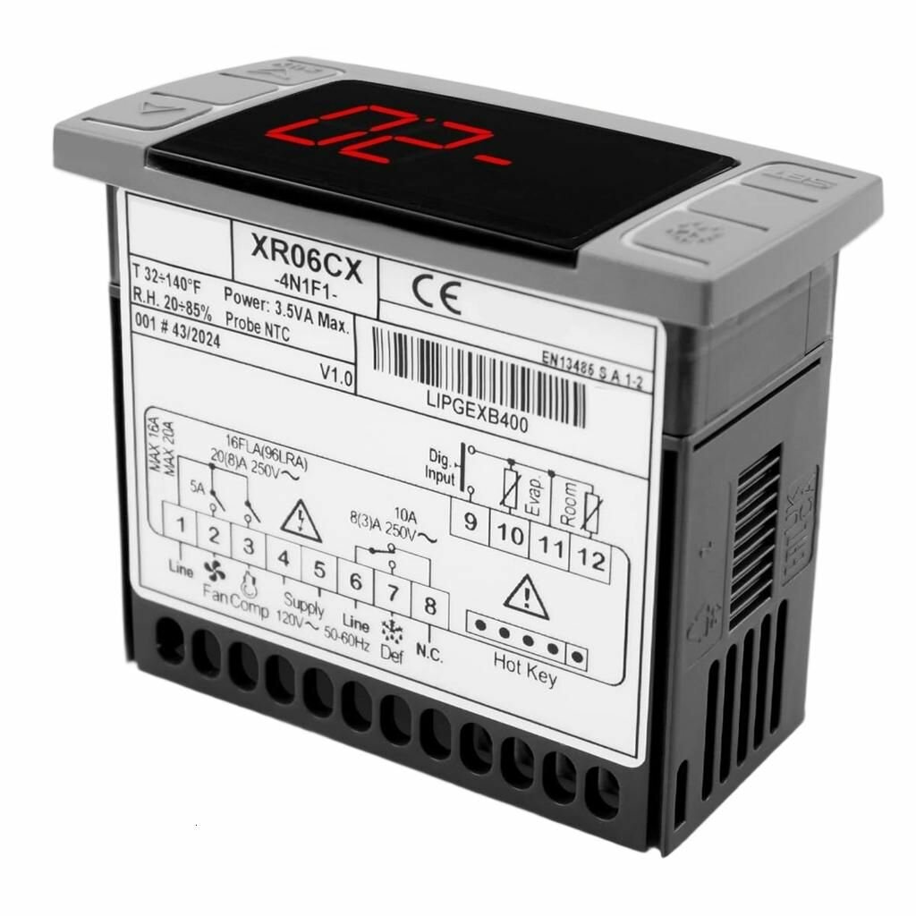 Цифровой термостат для мини-морозильников и пивных диспенсеров с технологией двойного датчика