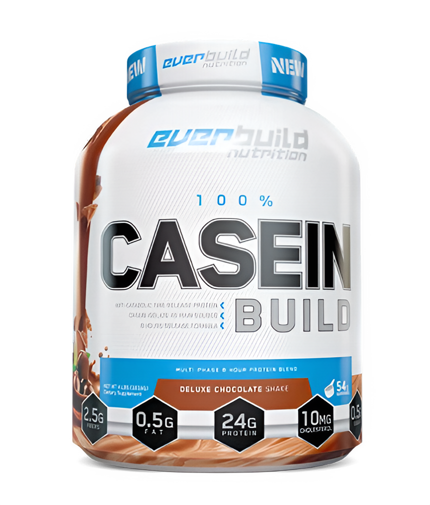 Протеин Everbuild "100% Casein", с пребиотиком, без сахара, 1816 г
