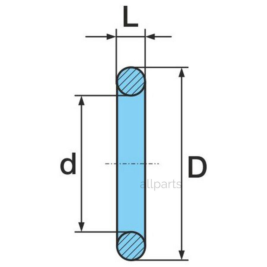 BPW 0256779040 кольцо уплотнительное ступицы !(р) 90x3\BPW SN42. ECO 6-9t