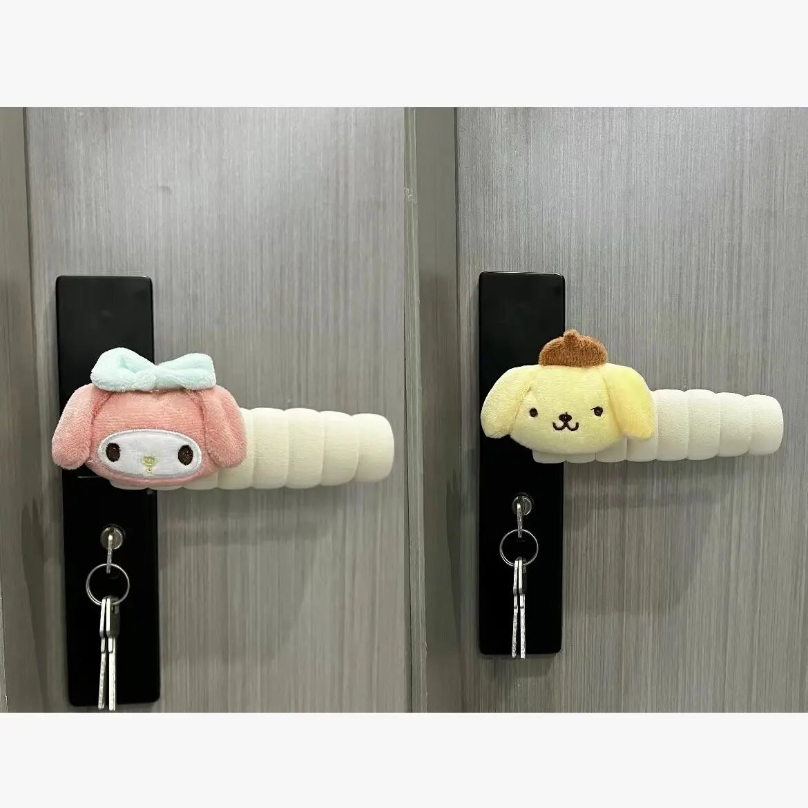 MINISO плюшевые дверные ручки Санрио