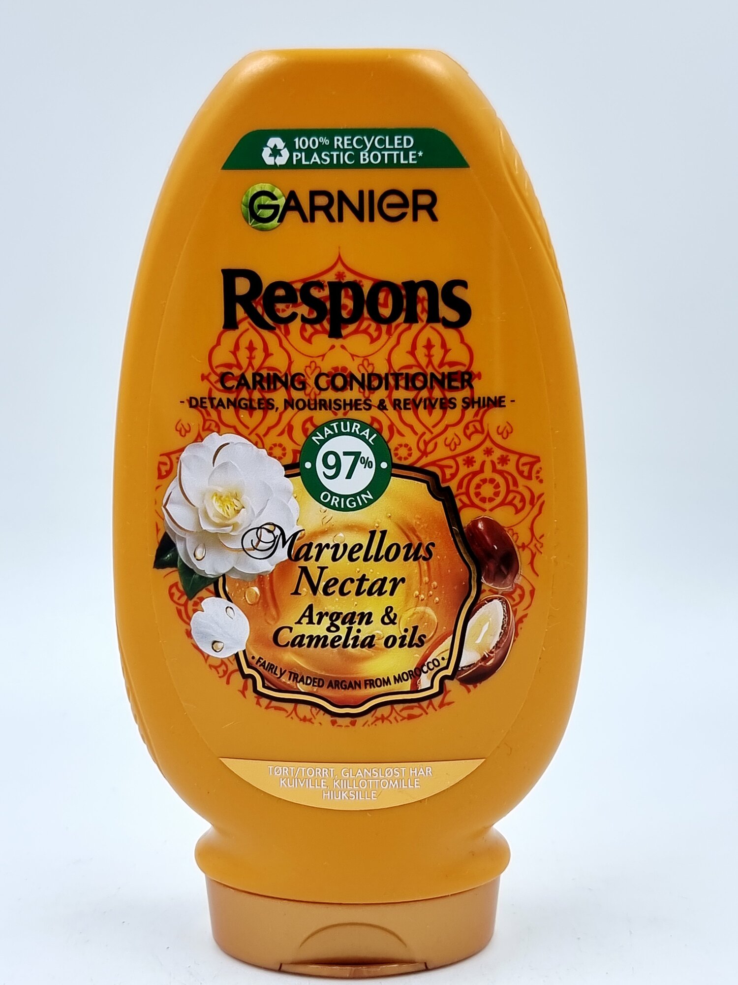 Garnier Respons Кондиционер Marvelous Nectar с маслом арганы и камелии, для ослабленных и сухих волос 200 мл