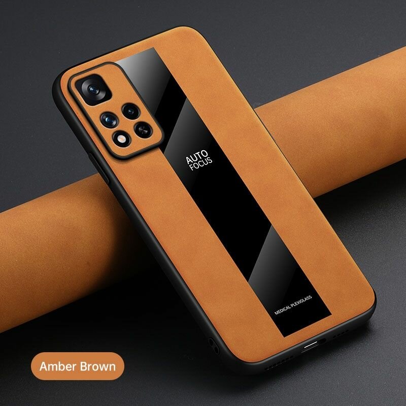 Чехол на Xiaomi Redmi Note11 Pro/Note11 Pro+Plus /Xiaomi 11i 5G 5G (Редми Нот 11 Про/Нот 11 Про Плюс/Сяоми 11i 5G) Роскошная кожа противоударный с защитой камеры