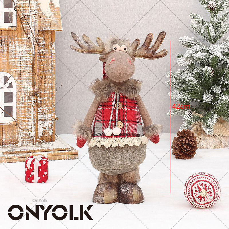 ONYOLK Игрушка под елку, Олень, высота 42см