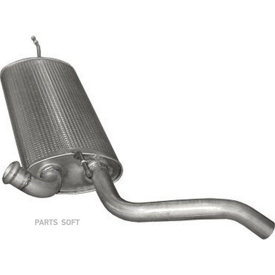 Глушитель задняя часть от официального дистрибьютора, POLMOSTROW, артикул 2140