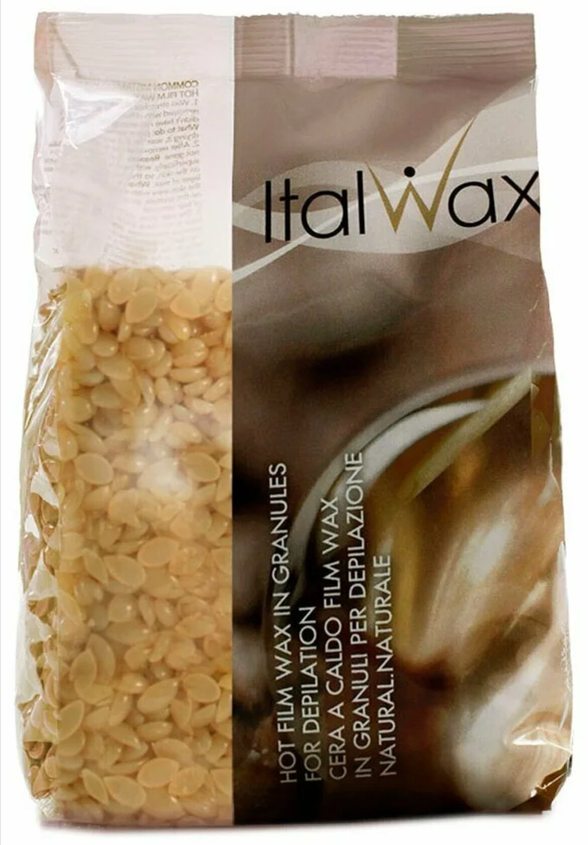 Депиляционный воск ITALVVAX, натуральный, гранулы, для депиляции, 1кг