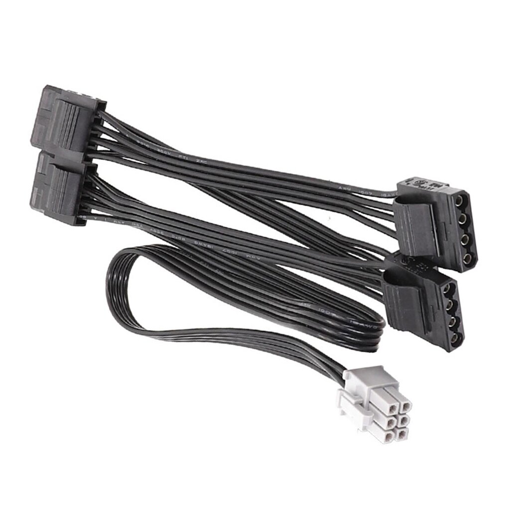 6pin to PCIE модульный кабель Molex 4PIN D Type X4 для LEADEX G650