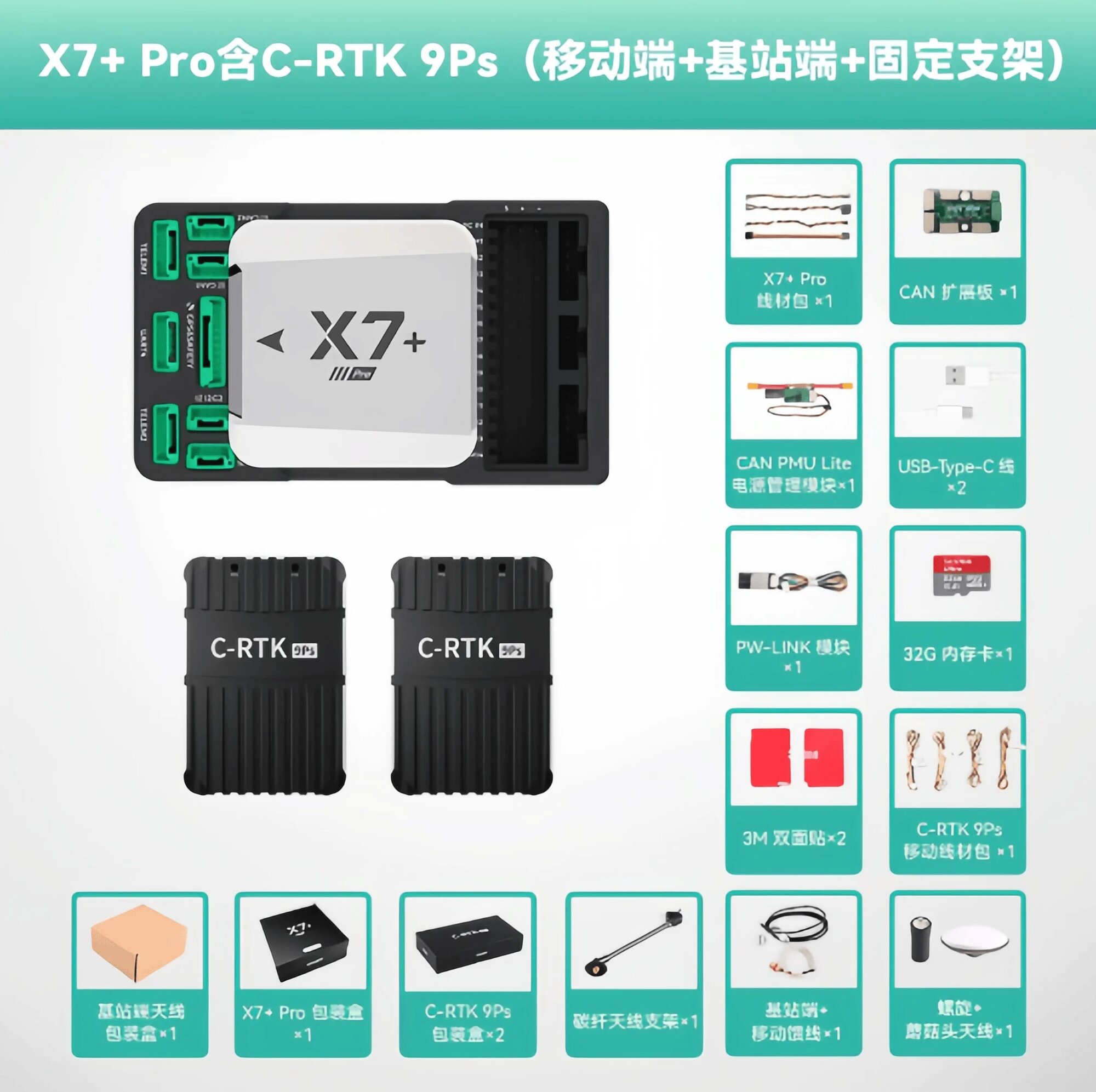 CUAV X7+ Pro регулятор напряжения Package 9