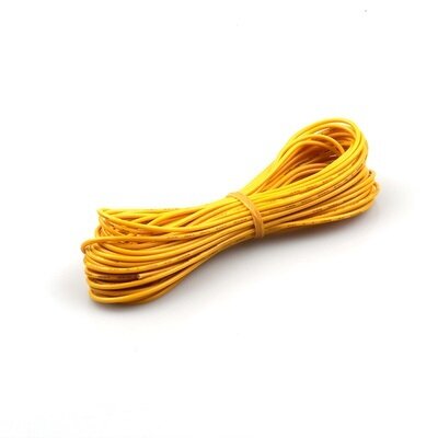 Провод 18 AWG 0,75 мм PVC до 105 градусов (34*0.14 мм ) желтый