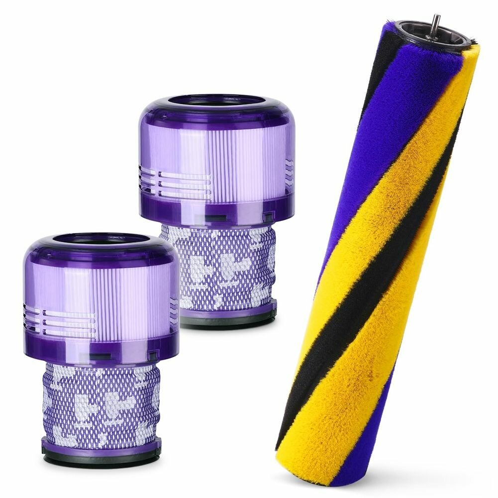 Сменная мягкая роликовая щетка для ручного пылесоса Dyson V15 Detect, номер детали 971634-01