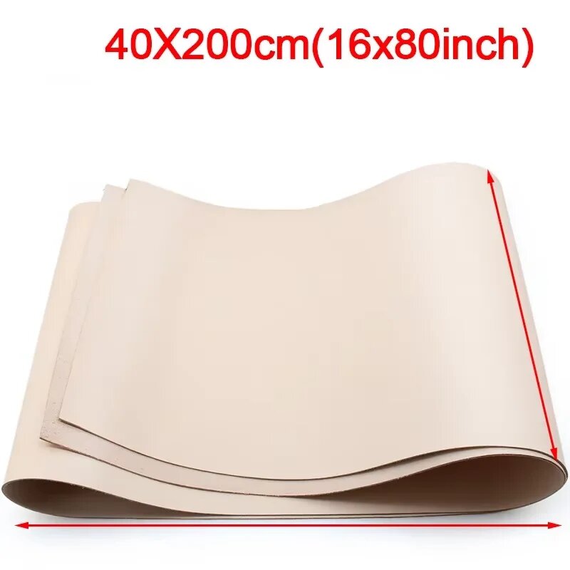 Кожа растительного дубления для рукоделия Thick 1.0mm, 40X200CM (16X80in)
