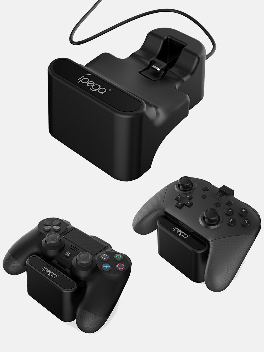 Зарядная станция для геймпада PS4/Switch/Xbox One (iPega PG-9181)