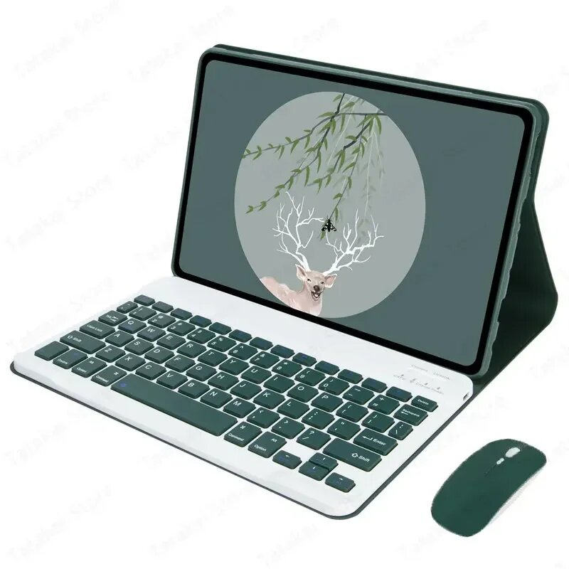 Чехол с клавиатурой для Xiaomi Poco Pad X1 11,2 дюйма, чехол-подставка, клавиатура для планшета, испанский, русский, португал.