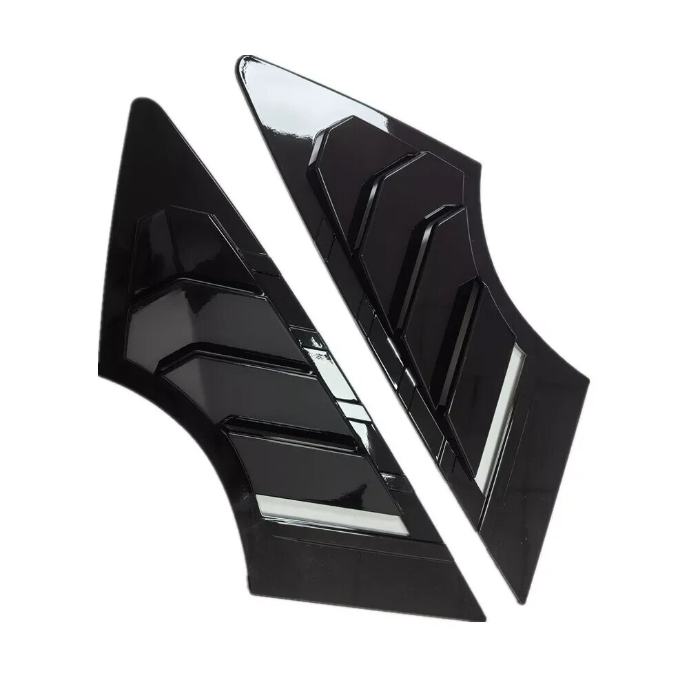 Для KIA K3 Forte Cerato 2013-2018 автомобильное переднее стекло, жалюзи, крышка бокового вентиляционного отверстия, наклейка, совок, АБС-пластик, внешние аксессуары Gloss Black