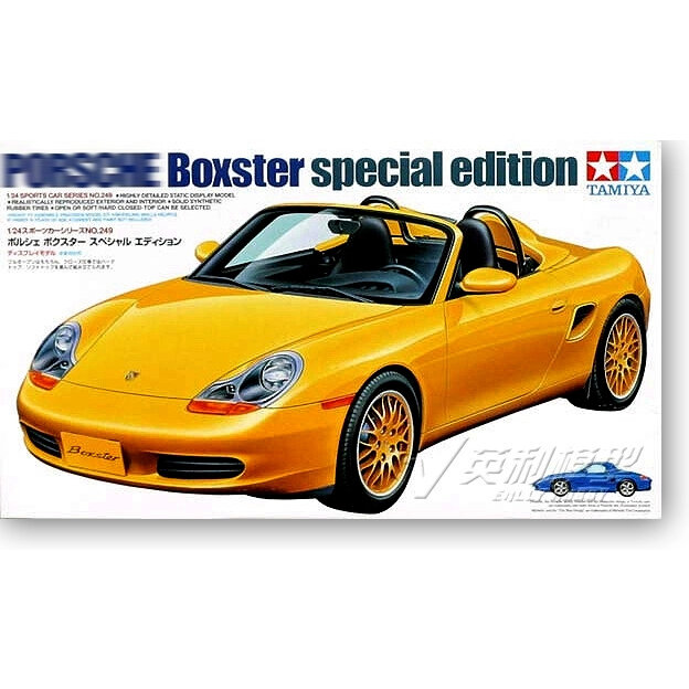 Сборная модель Машинка Tamiya-24249 1/24 Porsche Boxster Convertible Edition car model kit