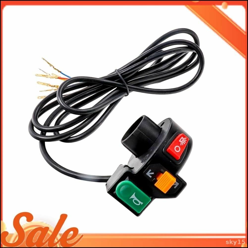 Эксклюзивный комбинированный контроллер для электросамоката G A J, оснащенный кнопкой звукового сигнала и переключателем света, 3 в 1 для Citycoco