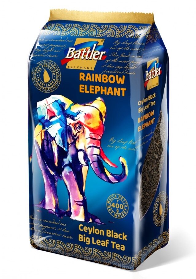 Battler Чай зеленый Зеленый слон OPA, 100 г