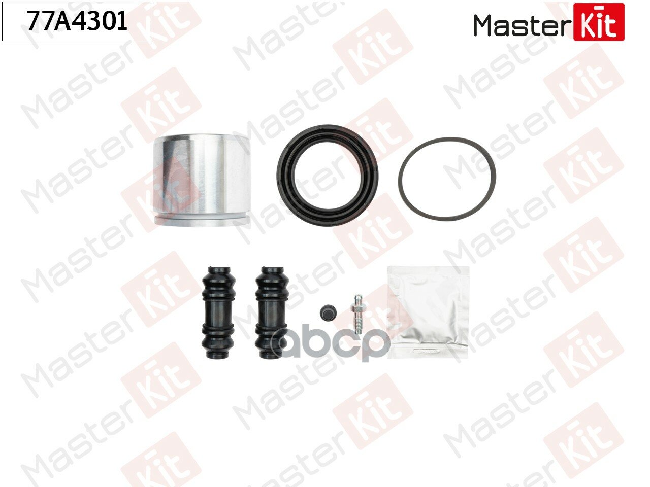 Ремкомплект тормозного суппорта+поршень Mercedes-Benz M-CLASS (W163) 1998 - 2005 77A4301 MasterKit арт. 77A4301