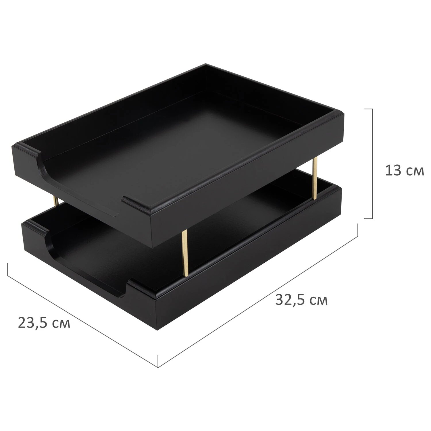 Набор подарочный настольный BESTAR "Titan" из дерева, 9 предметов, цвет "черное дерево", 237217