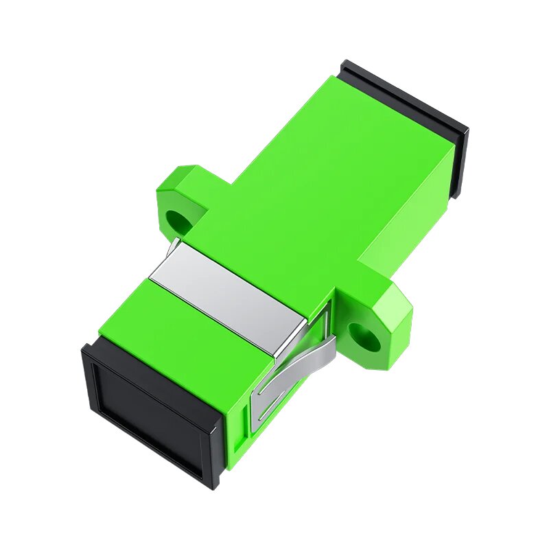 5 ~ 50 шт. SC/APC одномодовый оптоволоконный разъем с фланцевой головкой, соединительный адаптер с квадратным шарниром 5 pcs apc