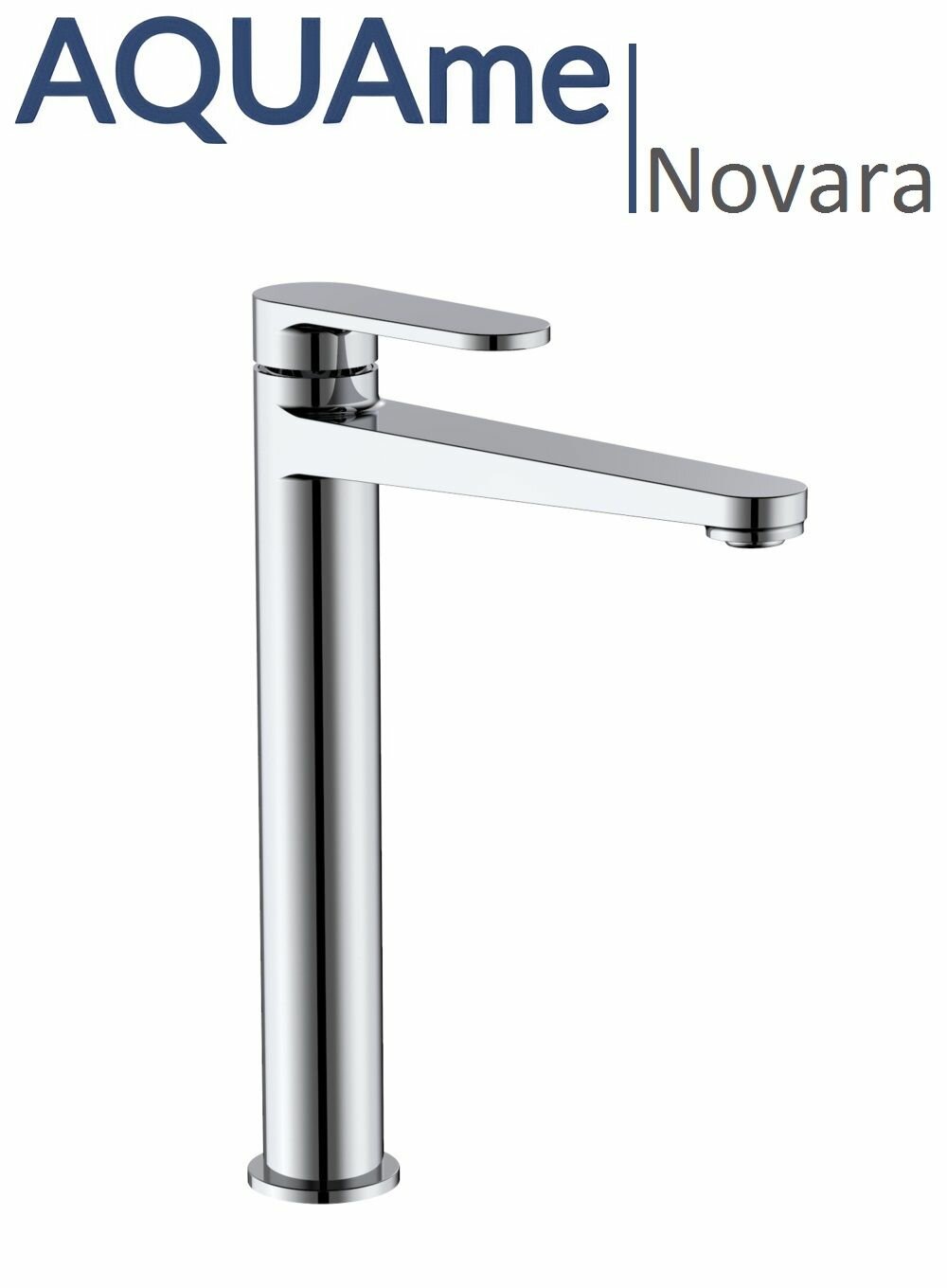 Смеситель для раковины AQUAme Novara полированный хром AQM6914CR