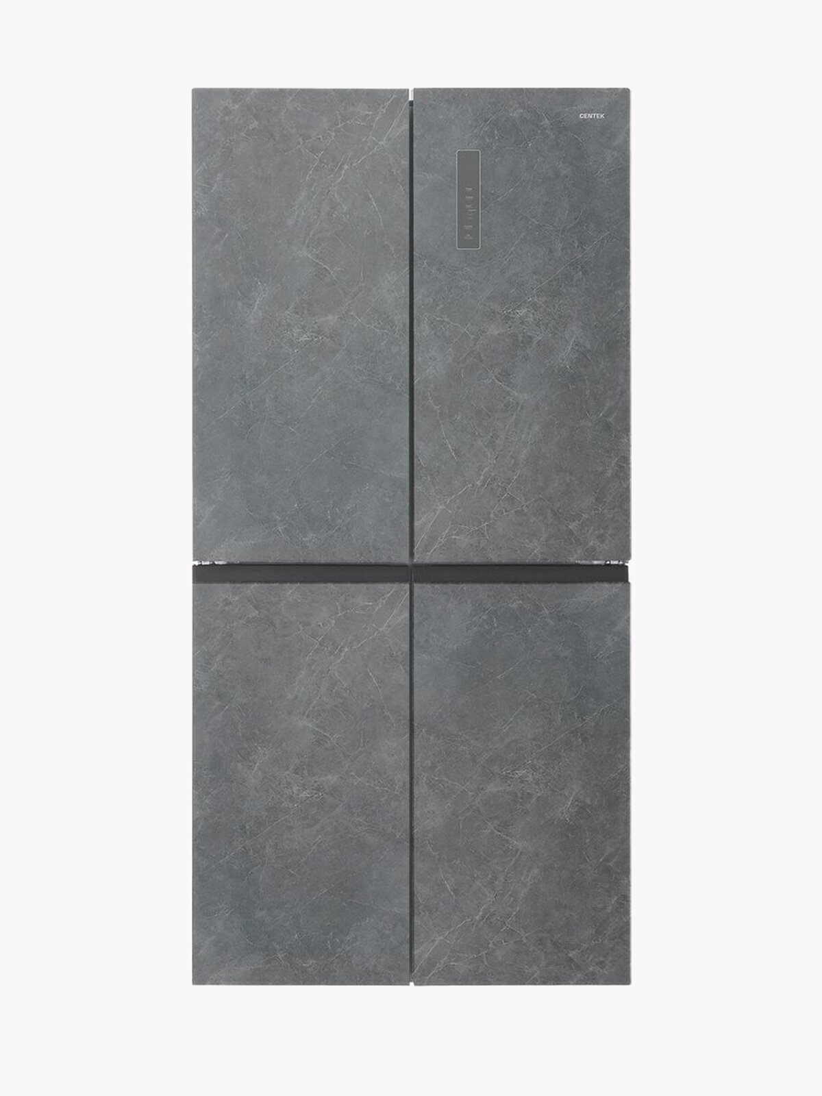 Холодильник двухкамерный CENTEK CT-1742 Gray Stone, side by side ноу фрост, четырехдверный