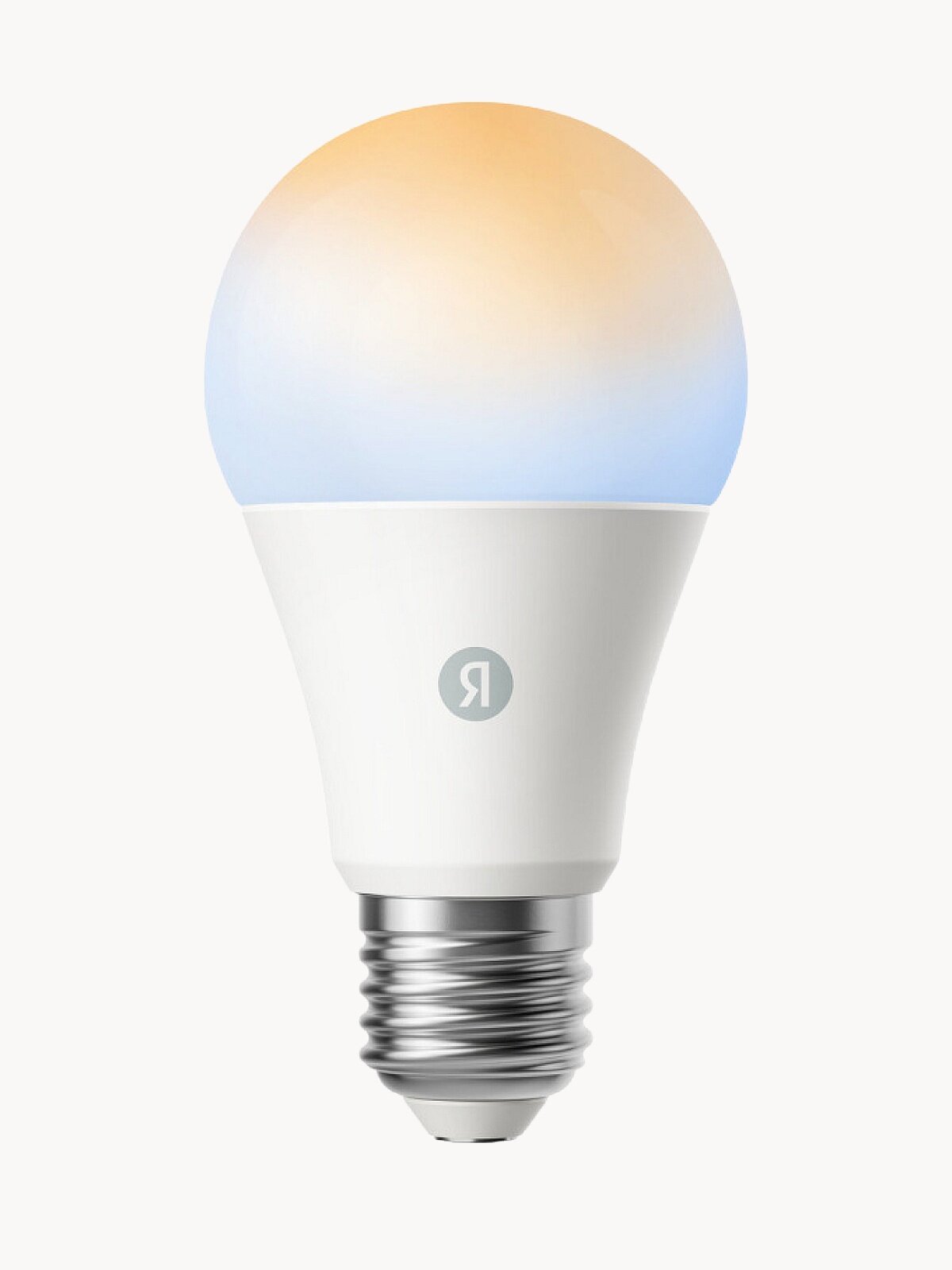 Умная лампочка Яндекс , Е27, 806 Лм, белая, работает с Алисой, Matter over WiFi