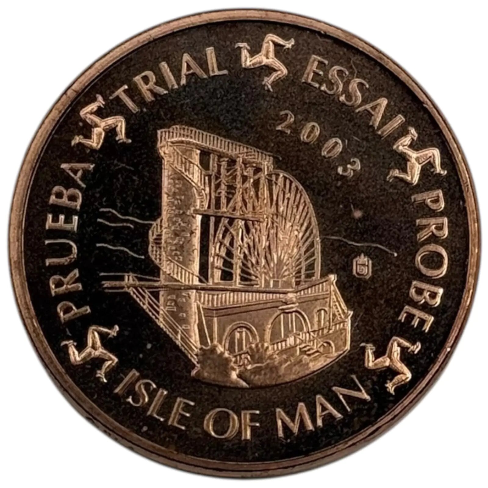 Остров Мэн 5 евроцентов 2003 г. Specimen (Проба)