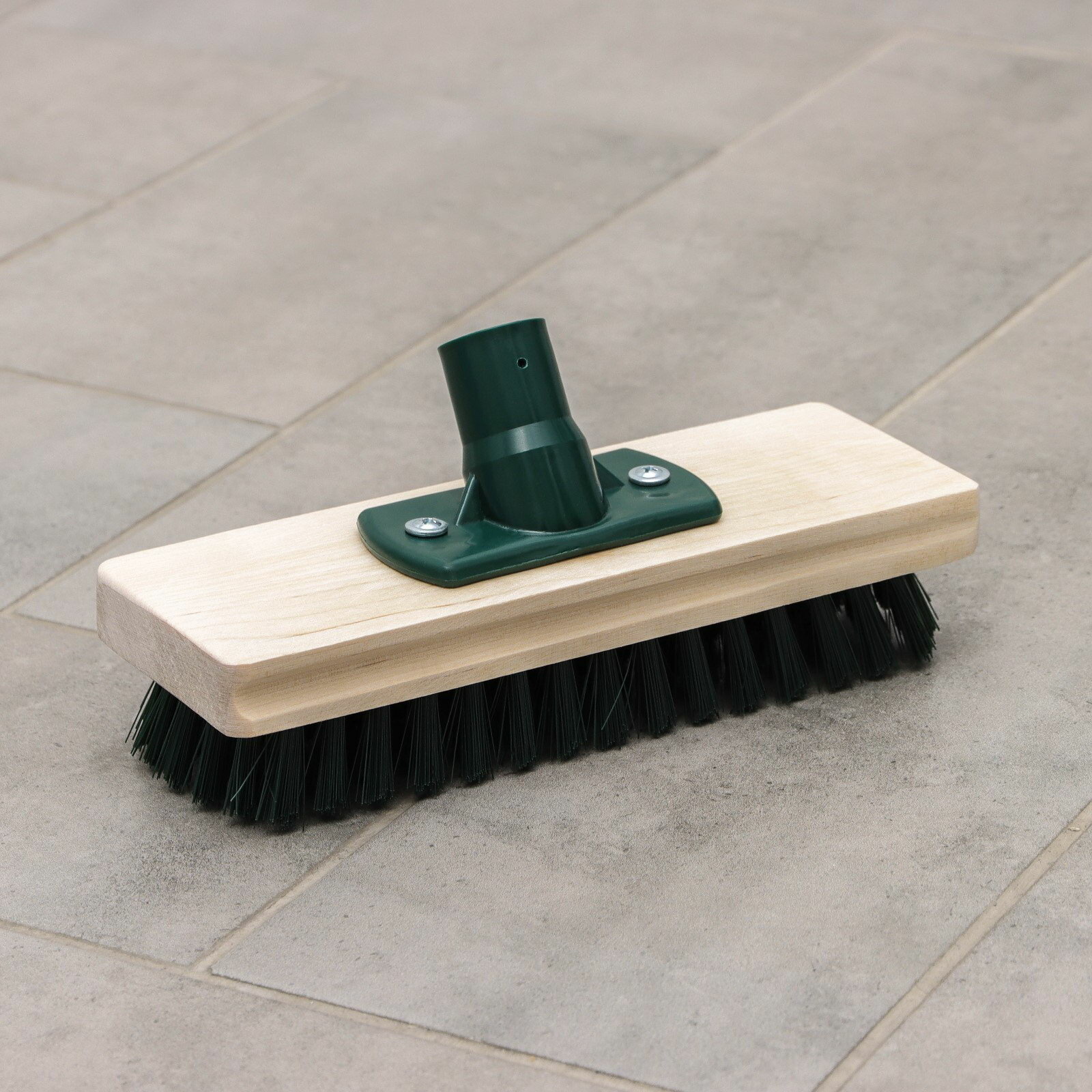 Щётка палубная, 21.5x8 см, усиленный угловой держатель с резьбой