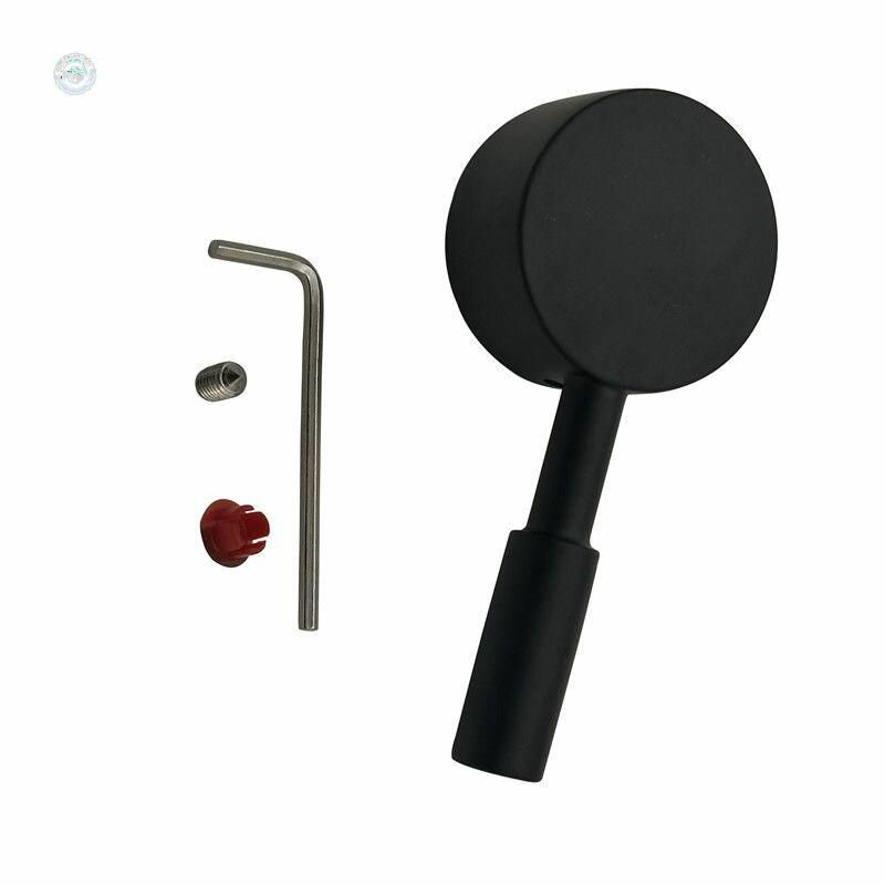 Комплект аксессуаров для однорычажного смесителя 35/40, нержавеющая сталь, хром, винты и декоративные колпачки красно-зелёные, универсальная ручка для кухни, ванны, биде и туалета