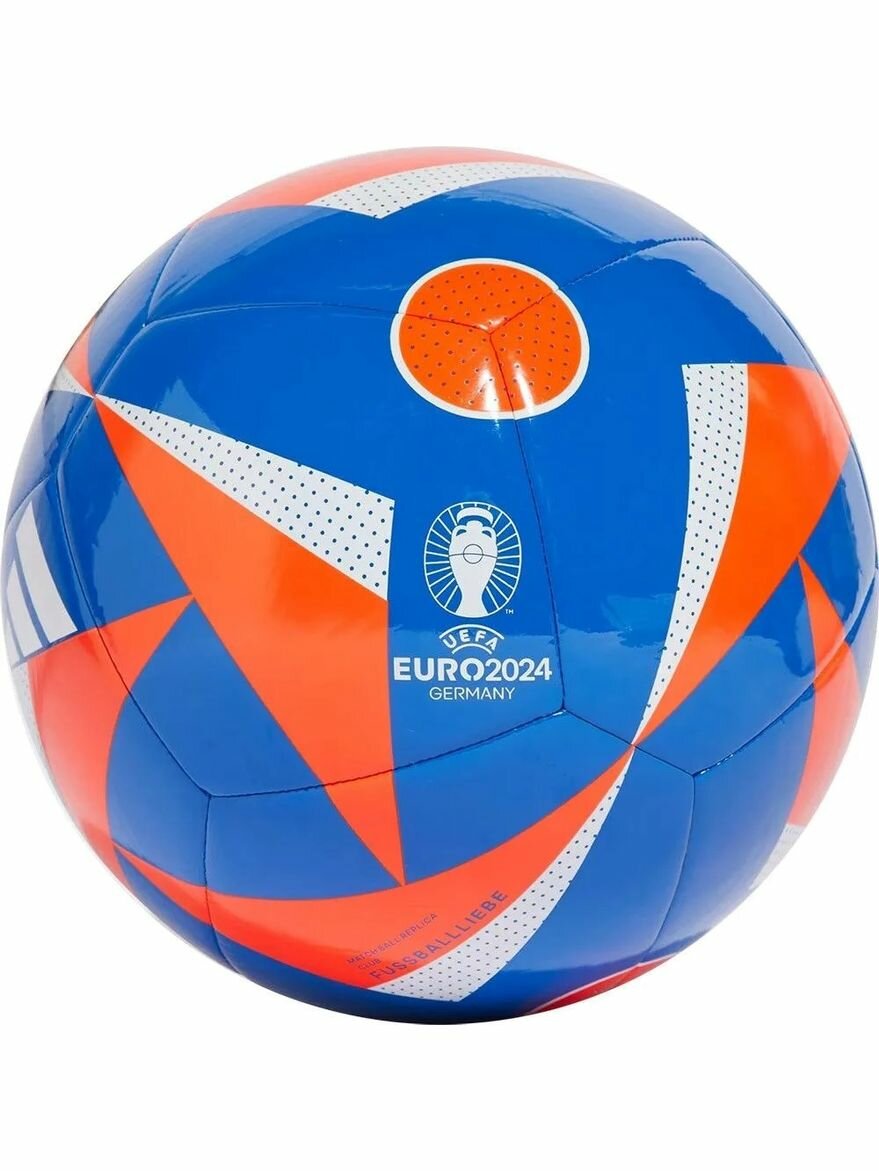 Мяч Adidas Euro 24 Club синий Унисекс Футбол ТПУ 100% синий Футбол ТПУ 100%