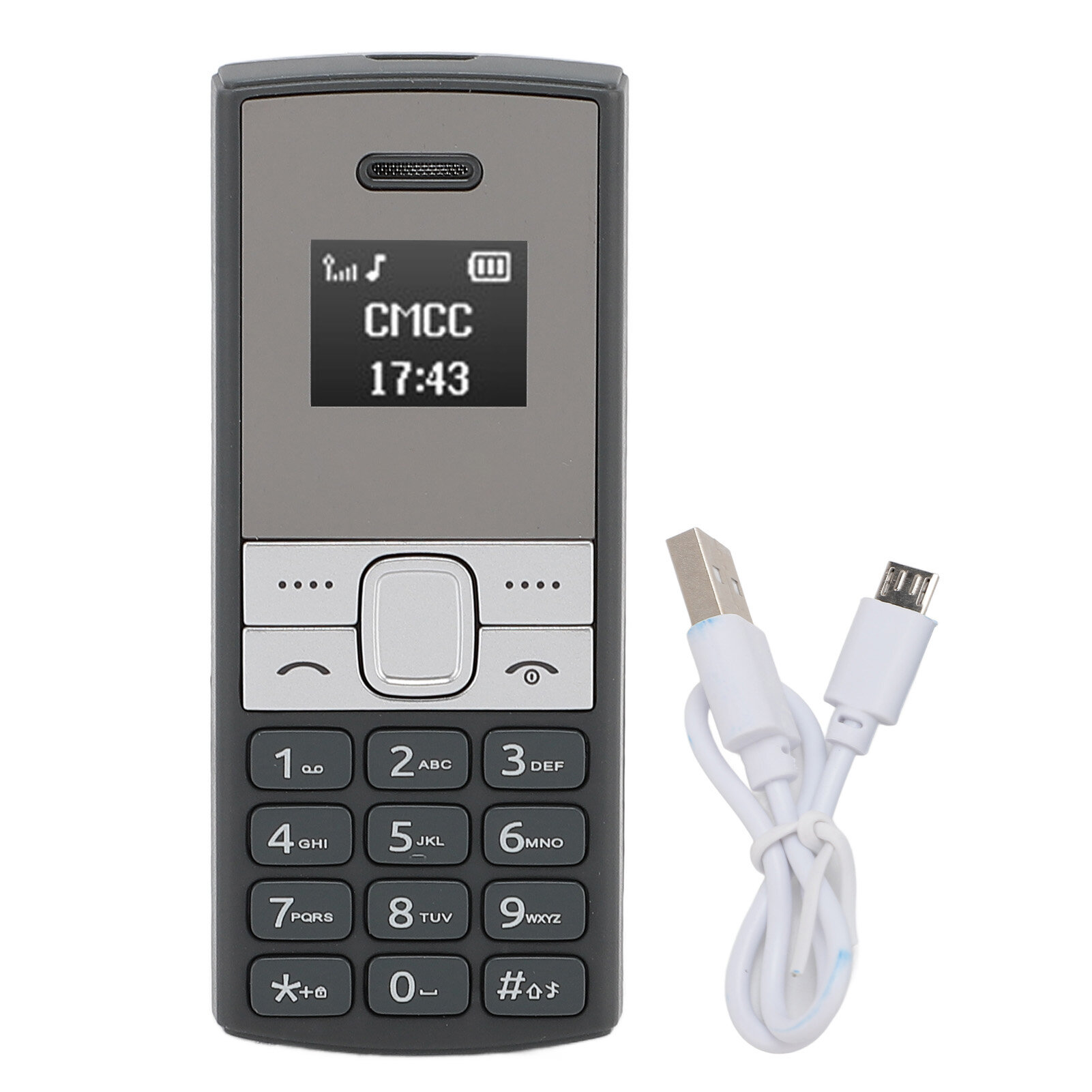 Самый маленький мобильный телефон GSM 2G Bluetooth слот для двух SIM-карт Health Radiation Band 2G разблокированный крошечный мобильный телефон BM150 черный