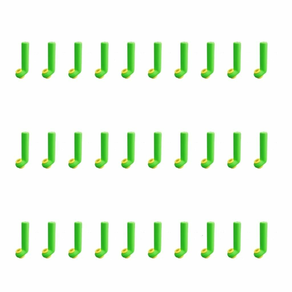 30 штук Гибкие силиконовые держатели поплавков с устойчивостью к холоду, - S