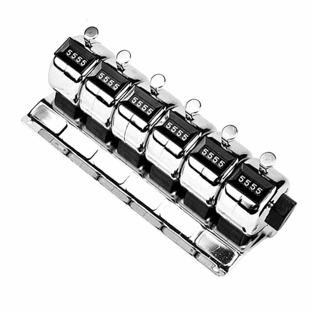 Ручной механический счетчик из нержавеющей стали с кнопкой сброса, - Блок 6