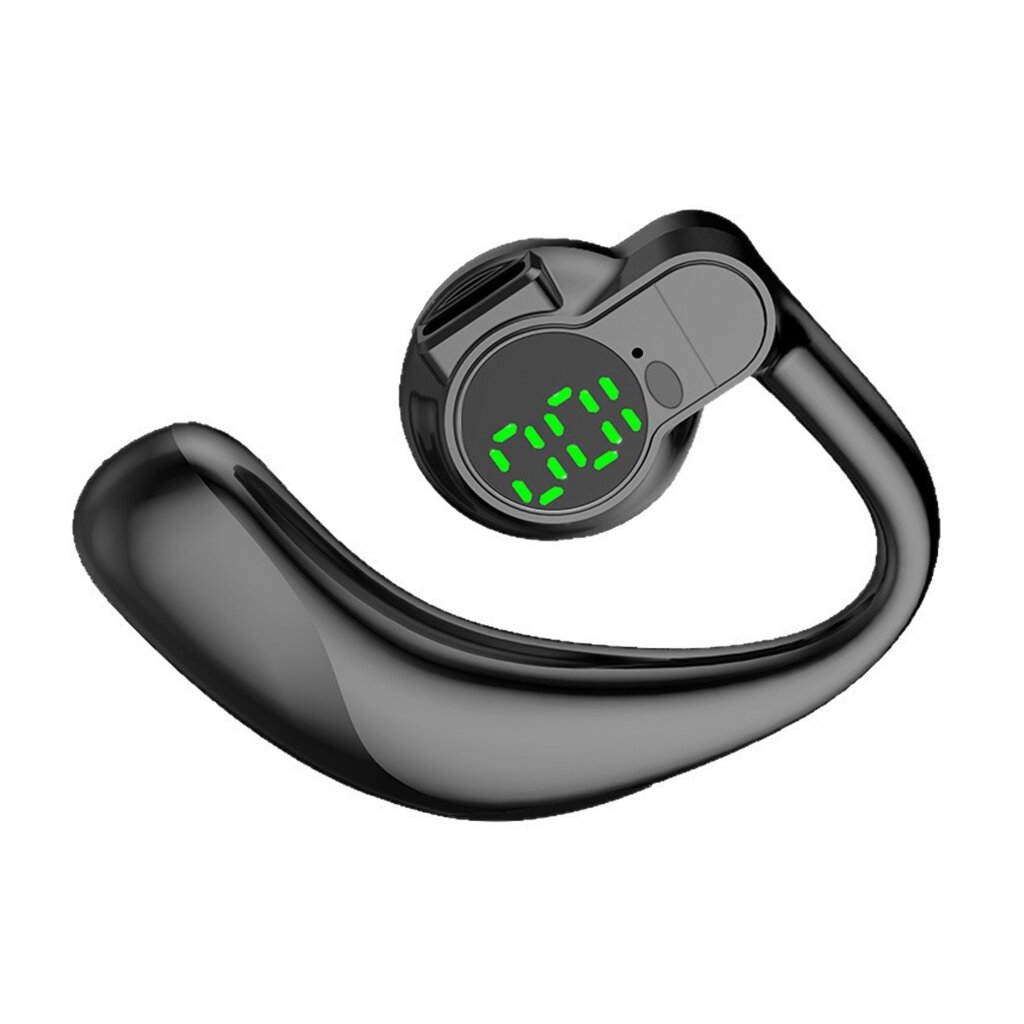 Bluetooth-гарнитуру с одним ухом можно носить как слева, так и справа, закрепив на ухе