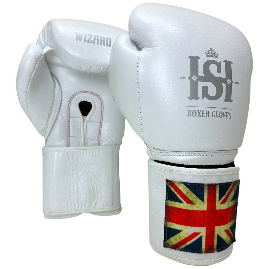 Боксерские перчатки Hatton Skills Wizard White, 14 унций