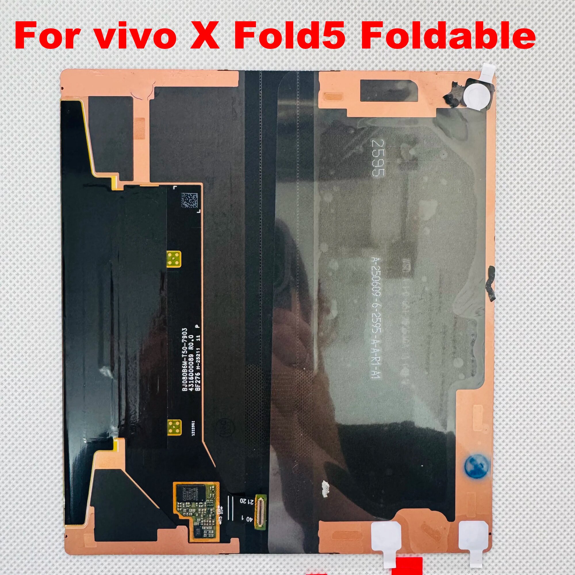 8,03-дюймовый AMOLED ЖК-дисплей для vivo X Fold5, складной ЖК-дисплей V2436A V2429, дигитайзер сенсорного экрана для vivo X Fold 5, замена ЖК-дисплея 8.03 Big LCD
