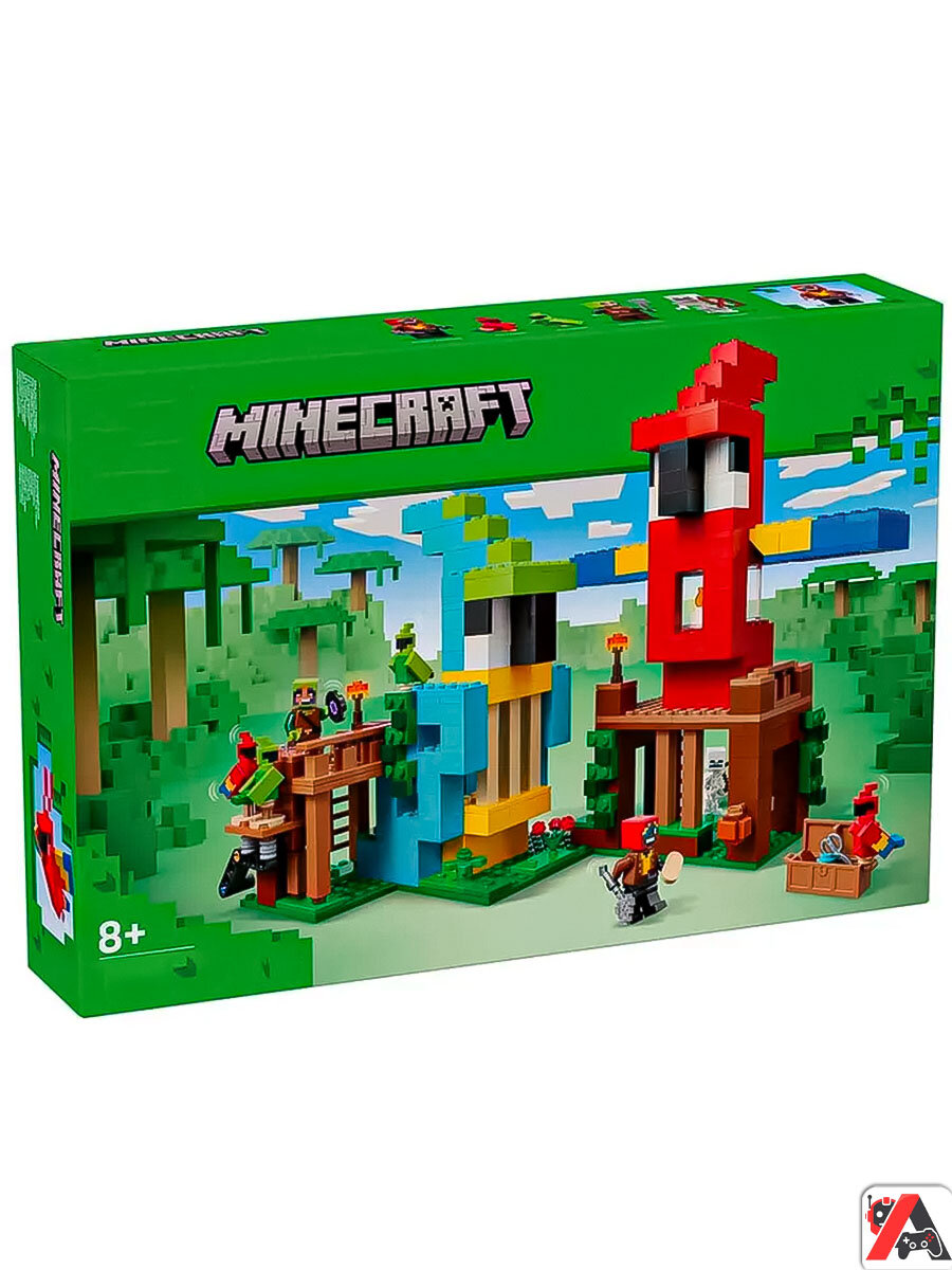Конструктор Майнкрафт Дома-попугаи