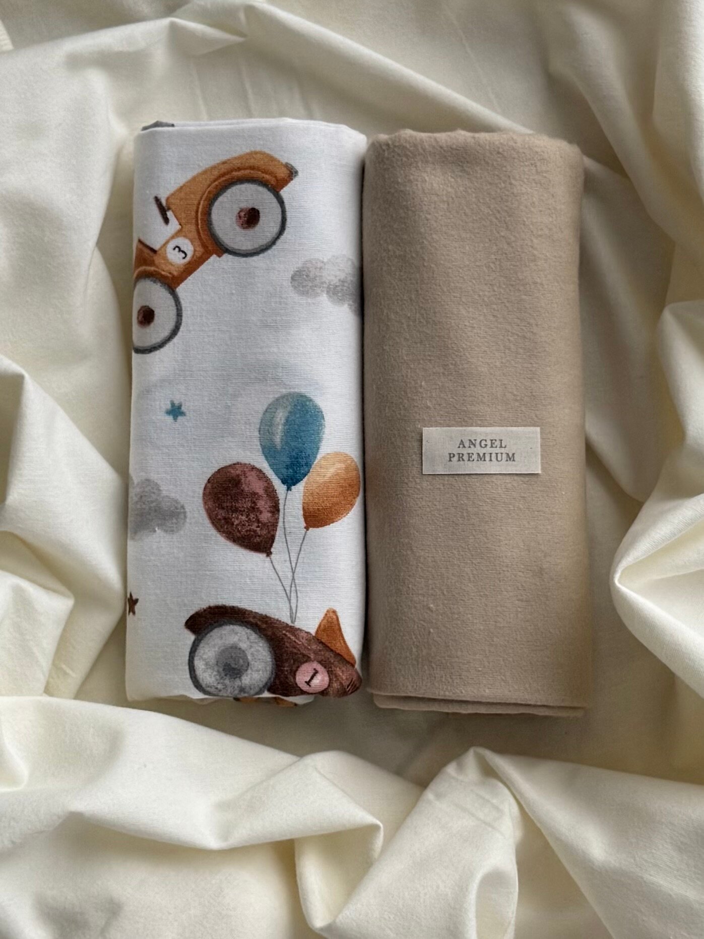 Эксклюзивный комплект больших фланелевых пеленок ANGEL PREMIUM