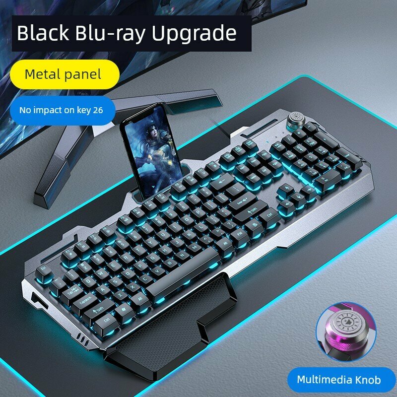 Комплект Forerunner GX80: клавиатура с механическим ощущением, игровая мышь, наушники для киберспорта, проводной