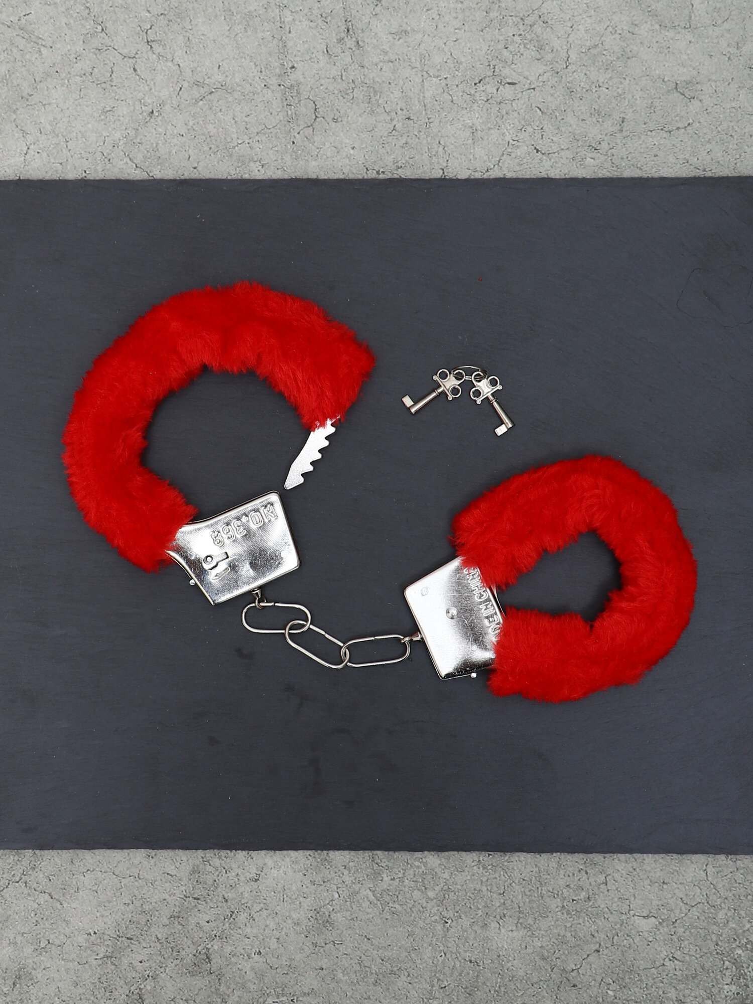 Наручники для ролевых игр БДСМ с мехом Красные, мягкие, секс игрушка для взрослых, эротические игры, подарок 14 февраля