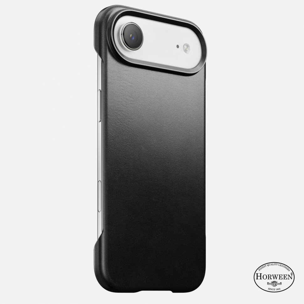 Кожаный чехол Nomad Traditional Horween Leather Case для iPhone Air черный (Black)