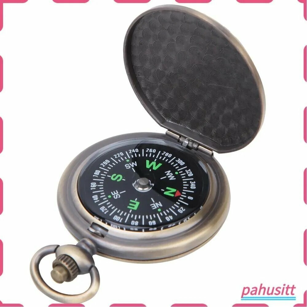 Винтажный компас, карманные часы, легкий и прочный, для туризма и дачи
